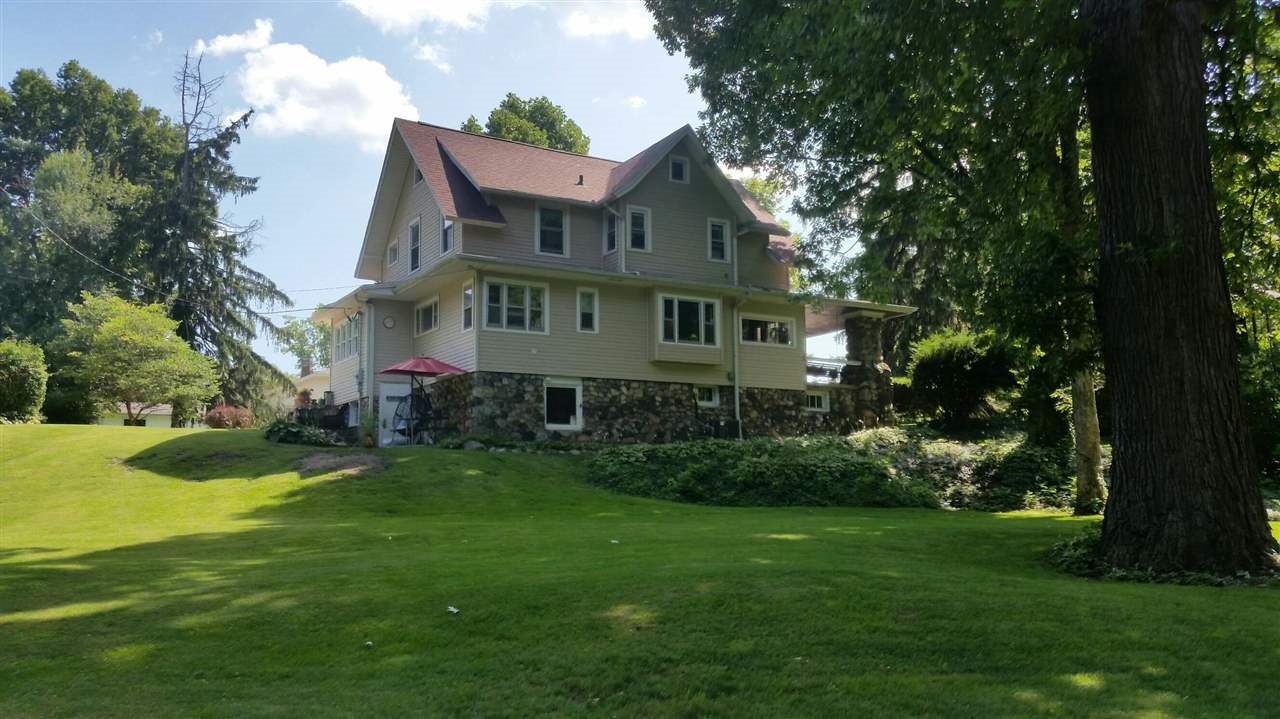 View of the house from the back